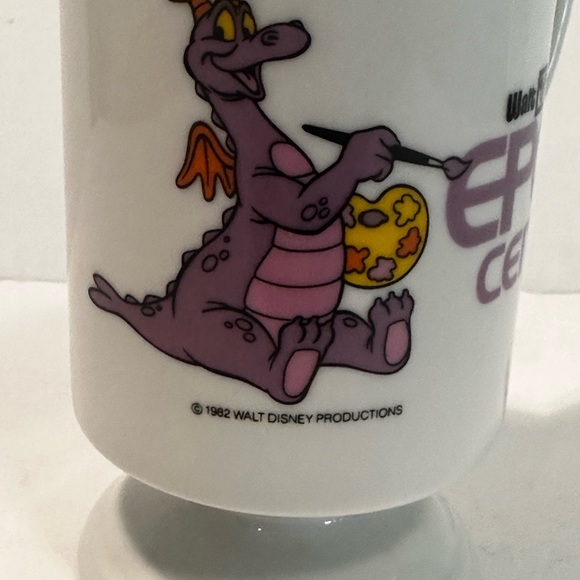 Disney | Dining | Vintage 982 Disney Epcot Center Figment Purple Dragon ...